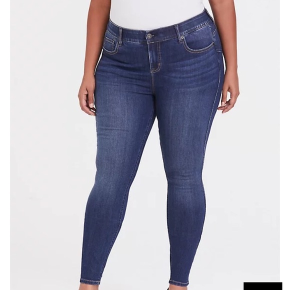 torrid | Jeans | Torrid Bombshell Skinny Jeans Denim 26t Tall Plus Size ...